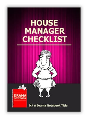 House Manager Checklist for School Play