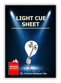 Light Cue Sheet for School Plays